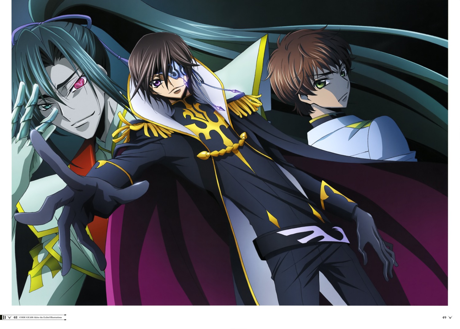yoshikawa maho akito the exiled code geass kururugi suzaku lelouch lamperouge shin hyuuga ...